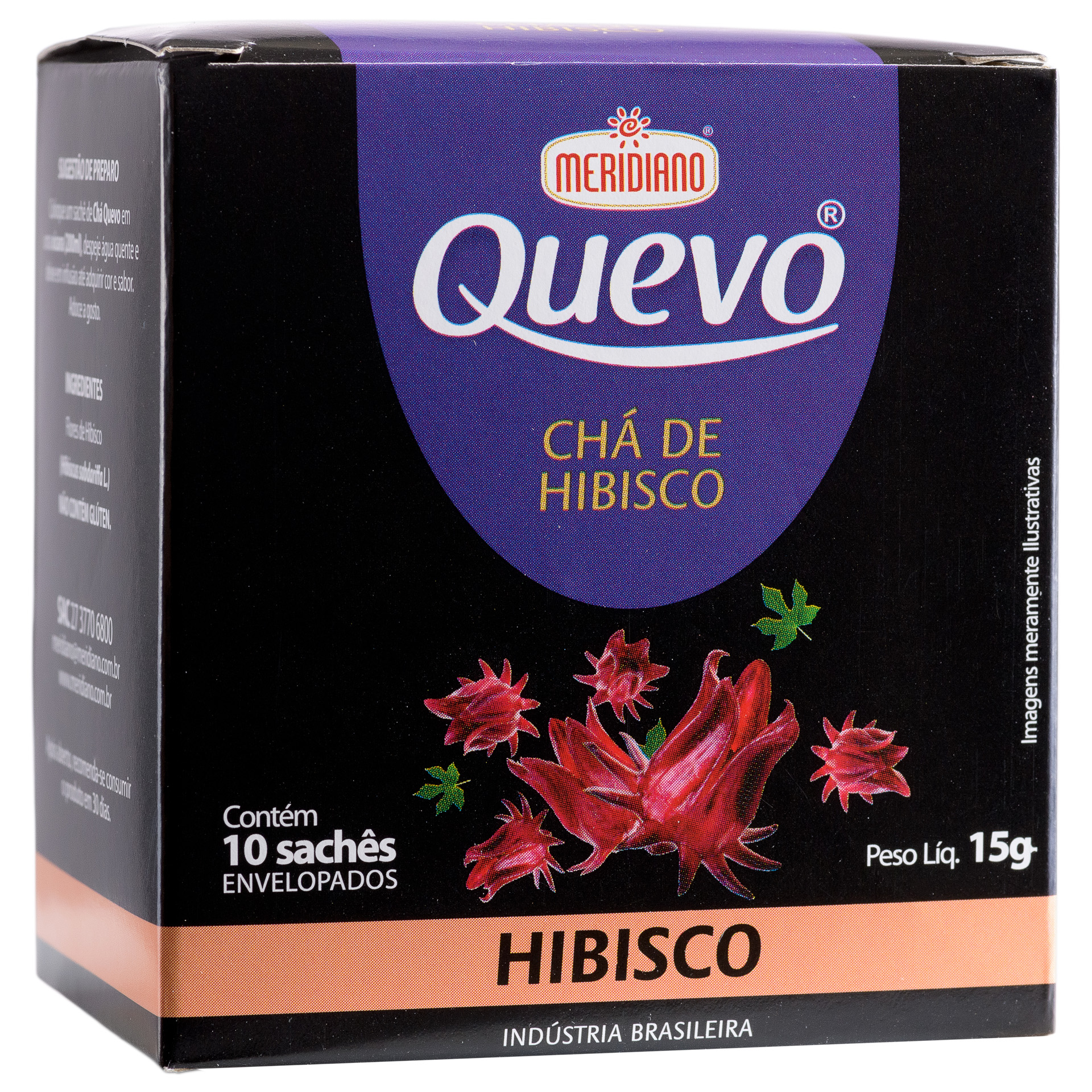 Chá Quevo Hibisco 10un - Bem-vindo(a) ao site do Café Meridiano
